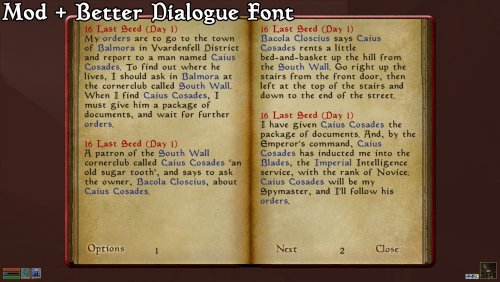 Vanilla Style Book Menu - Miscellaneous - Morrowind Modding Hall